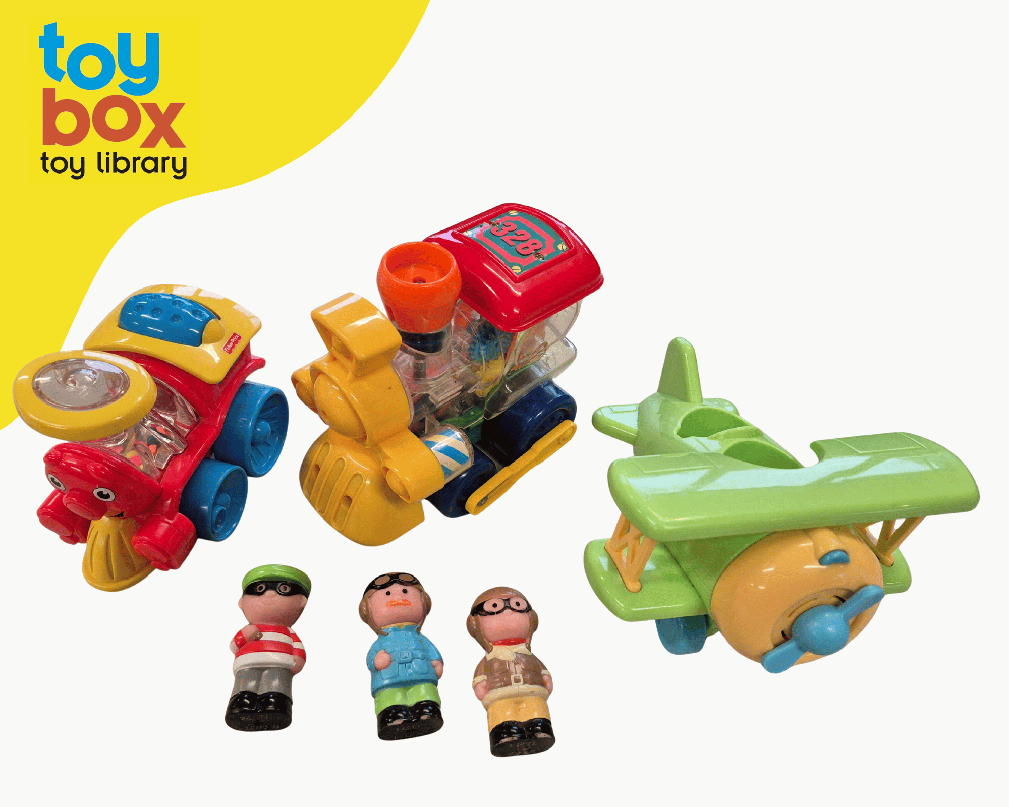 Trains and Plane set